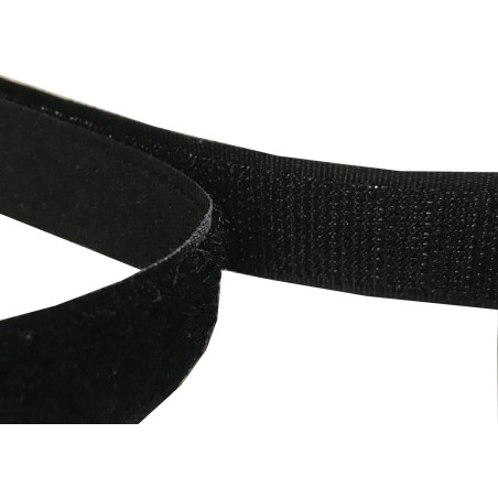 Velcro à coudre en bande Scratch en 40 mm Noir, bande auto agrippan...